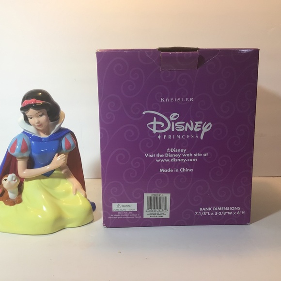 Disney | Other | Disney Princess Snow White Ceramic Bank New | Poshmark